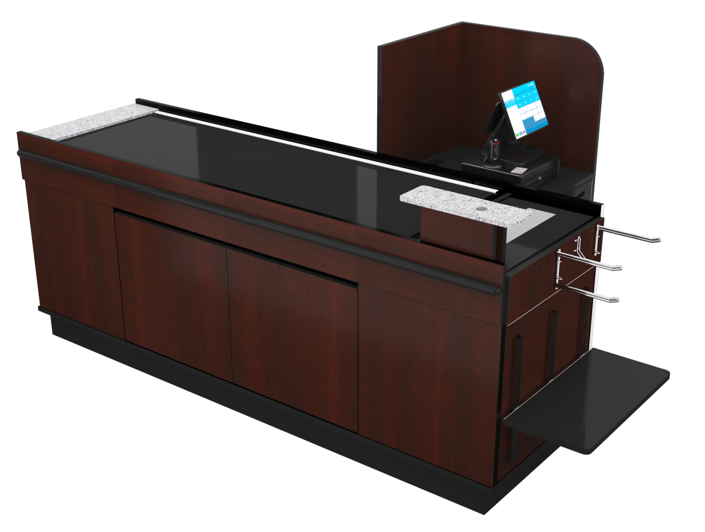 Power Belt Checkstand Checkout Counters