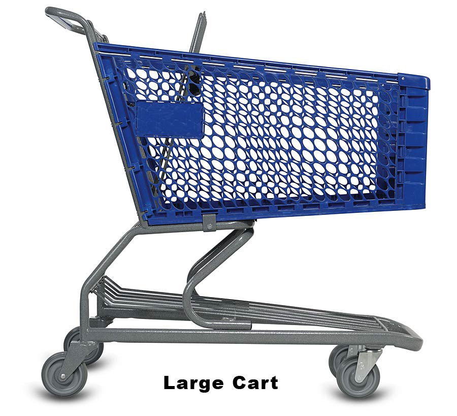 VersaCart Plastic Shopping Cart: Large