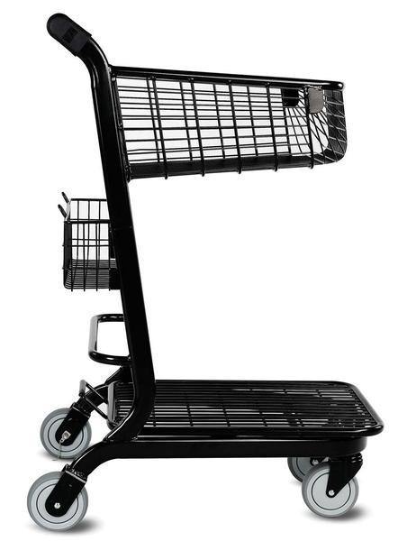 Express 3500-B Compact Metal Shopping Cart